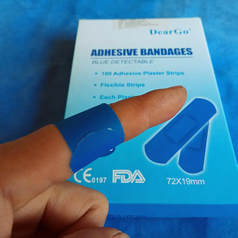 10-pces-72-19mm-tira-azul-primeiro-alimento-dedo-bandaid-prova ...