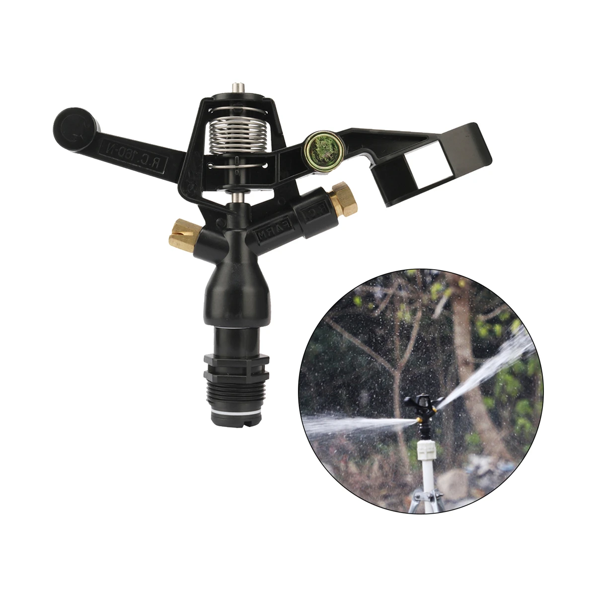3-4-Male-Thread-Full-Round-Double-Spray-Rocker-Arm-Spray-Nozzle-360 ...