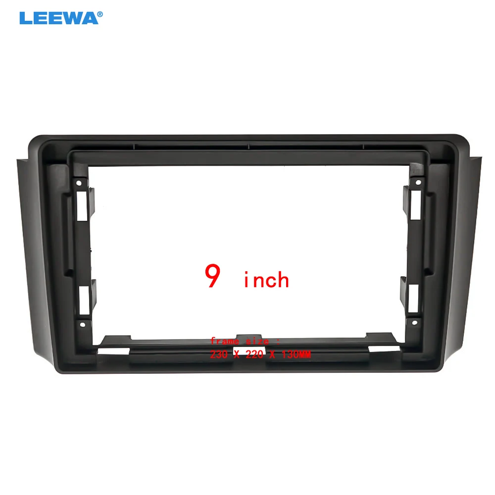 LEEWA-Car-Audio-9-Big-Screen-Head-Unit-Dash-Fascia-Panel-Frame-Kit ...