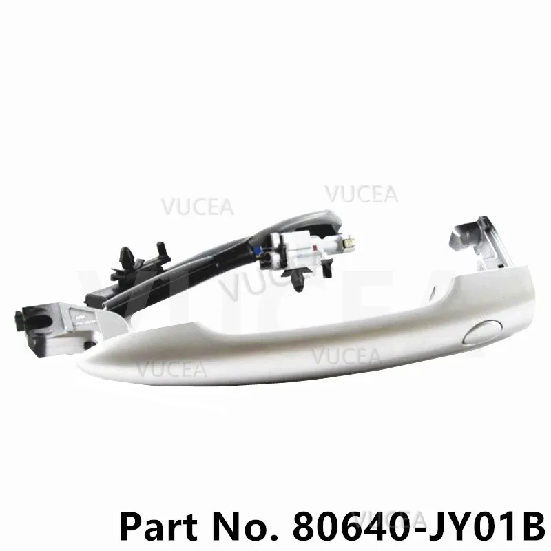 80640jy01b White Car Comfort Access Exterior Door Handle For Renault ...