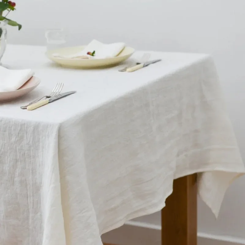 Home-100-Pure-Linen-Tablecloth-Classic-Rectangle-Natural-Flax-Linen ...
