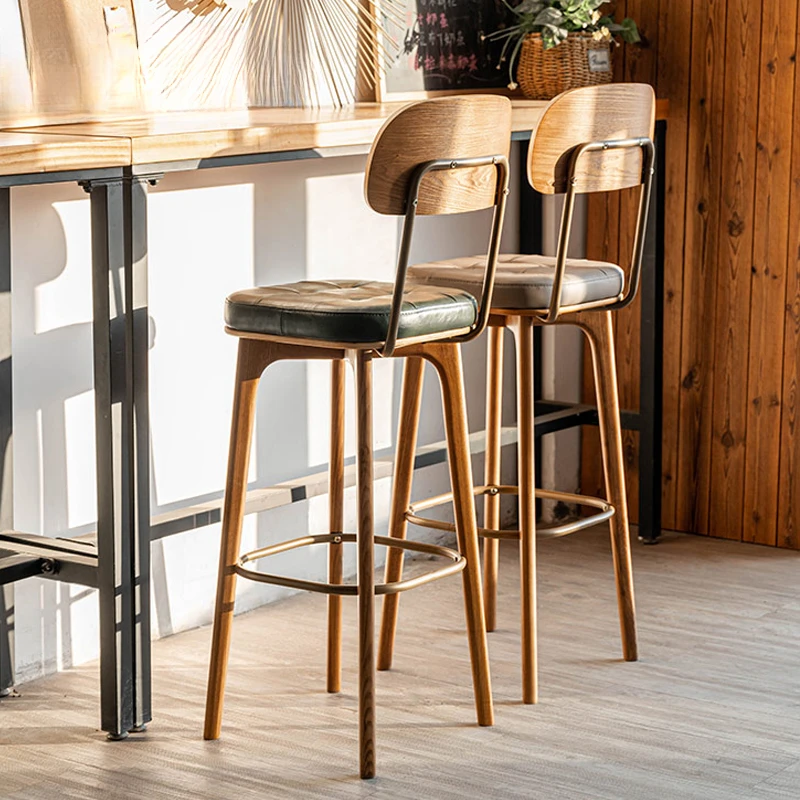 Modern-Counter-Bar-Chairs-Nordic-Bedroom-Restaurant-Vintage-Bar-Chairs ...