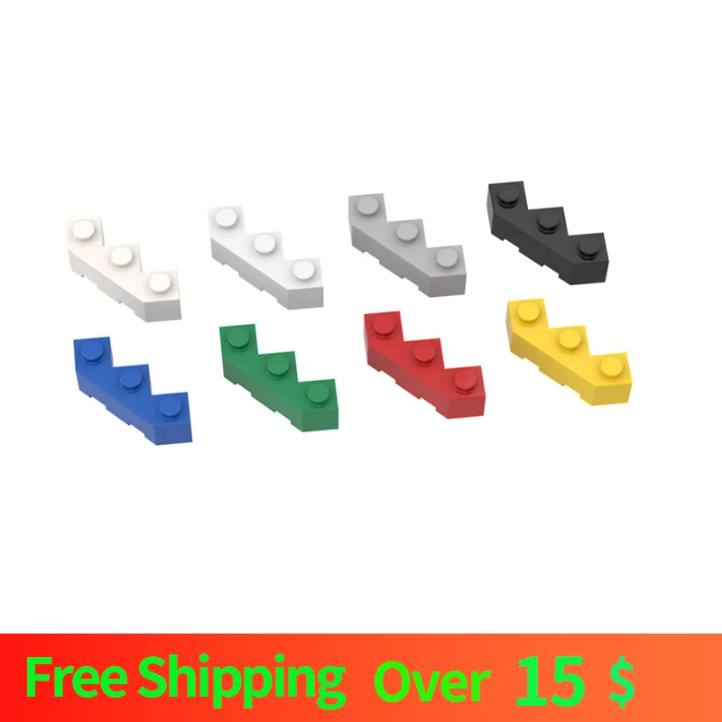 10pcs-Compatible-MOC-Brick-Parts-2462-Modified-Wedge-3-x-3-Facet ...