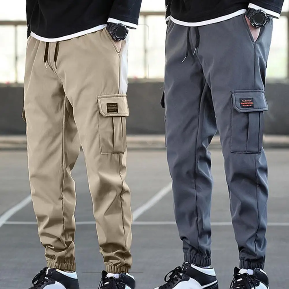 Pantalones de Jogging populares para hombres, cintura elástica, lavable ...