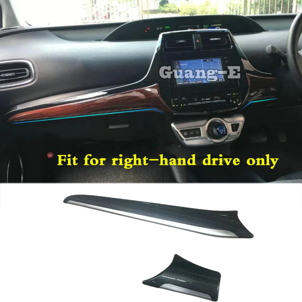 For-Toyota-Prius-PHV-2017-2018-2019-2020-Accessories-Sticker-Inner-Console-Central-Control ...