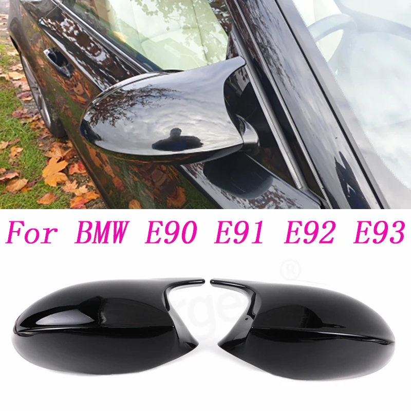 Car Rearview Side Mirror Covers Cap For BMW 1 3 Series E90 E91 E92 E93 ...