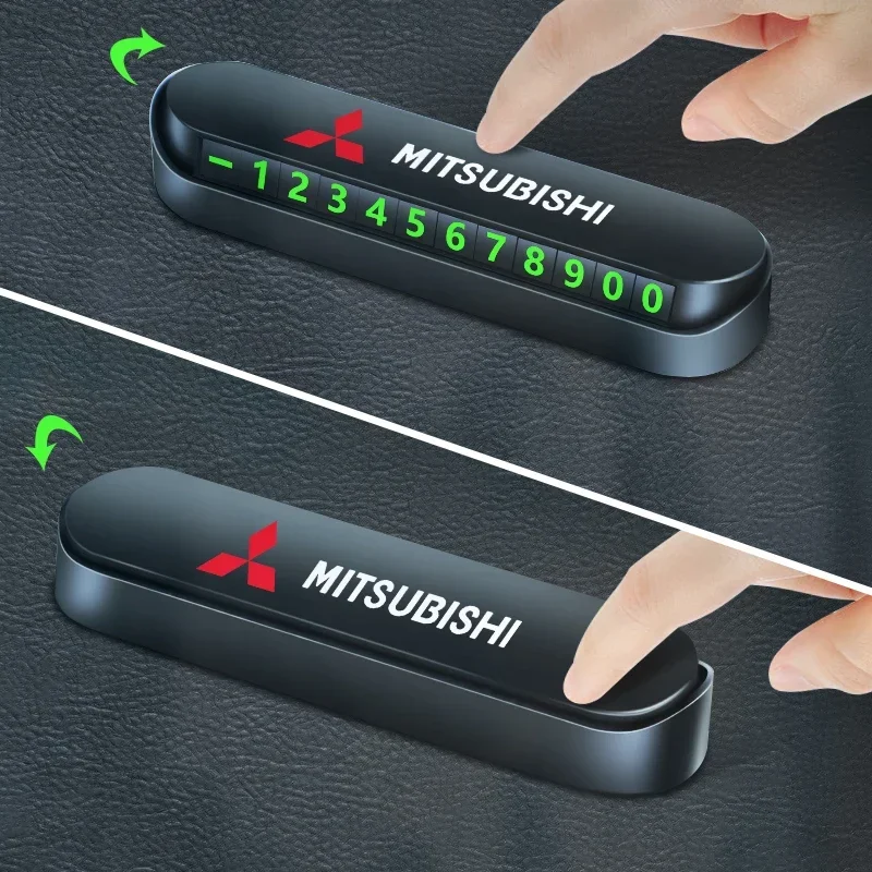 Car-Emblem-Parking-Card-Luminous-Auto-Phone-Number-Card-Plate-For ...
