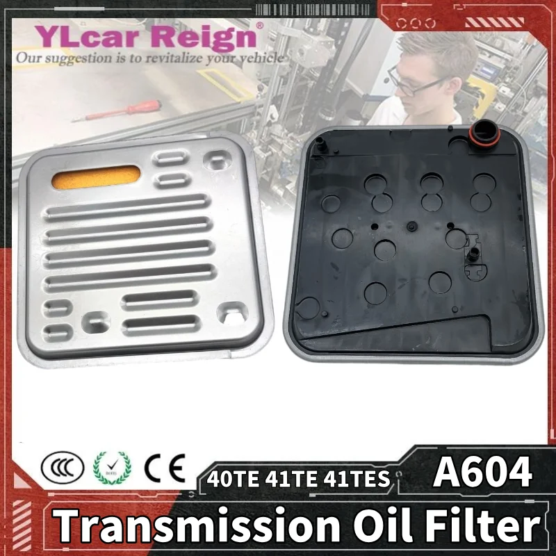 A604 40TE 41TE 41TES Transmission Oil Filter Gasket For Chrysler 200 ...