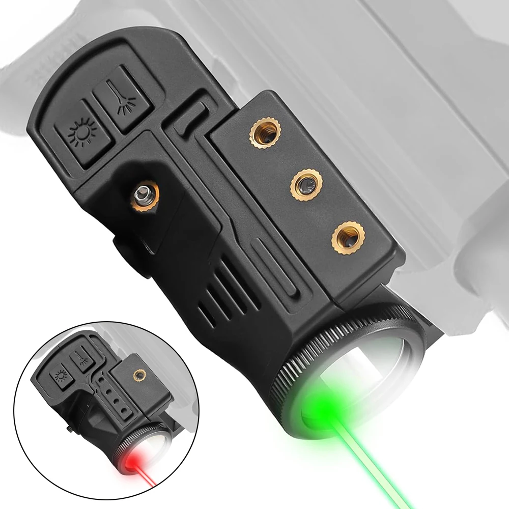 Tactical-Weapon-Gun-Light-Laser-Flashlight-Airsoft-Pistol-Handgun-Rifle ...