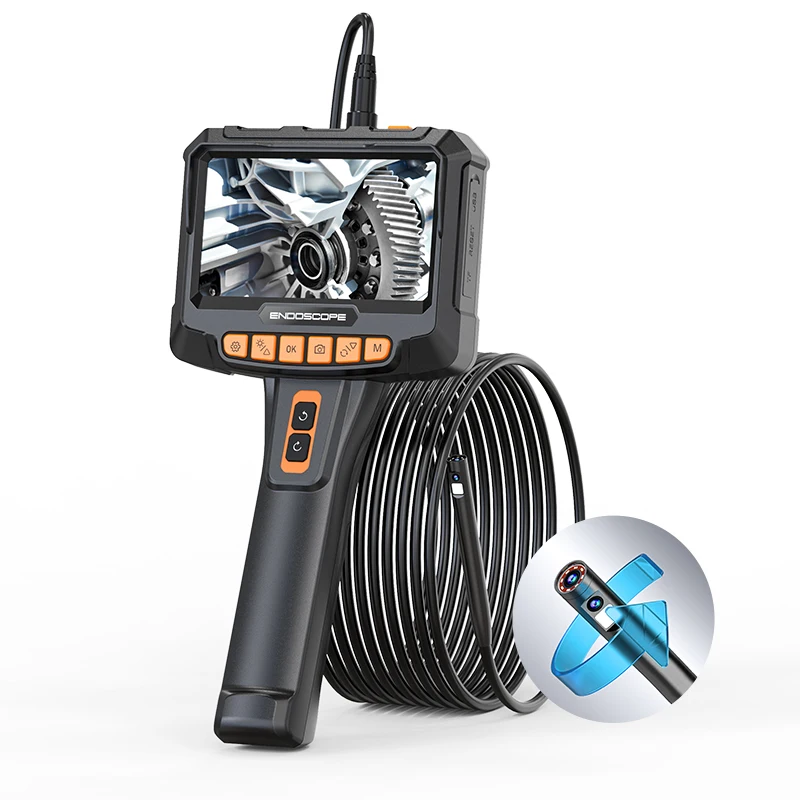 G10-Pro-360-Degree-Rotation-Endoscope-Camera-Dual-Lens-5inch-IPS ...