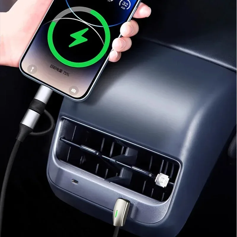 Usb Type C Fast Charging Charger Cable for Tesla Model 3 Model Y 60W ...