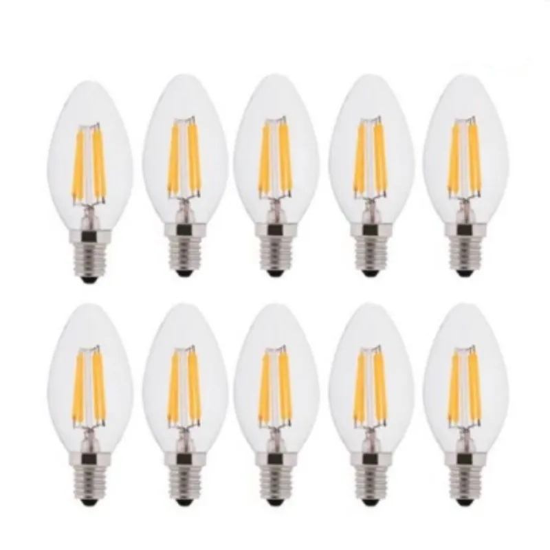 10X-Edison-Retro-C35-C35L-LED-Lamp-4W-8W-12W-AC-220V-230V-Filament ...