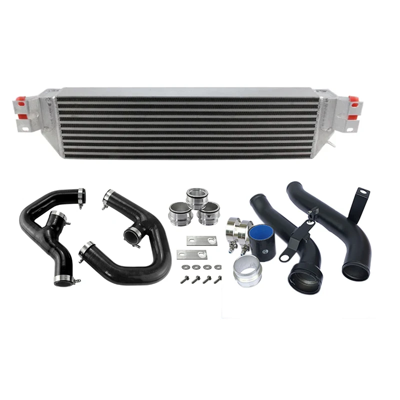 Dual-Intercooler-Turbo-exhaust-pipe-conversion-booster-tube-kit-for-V ...