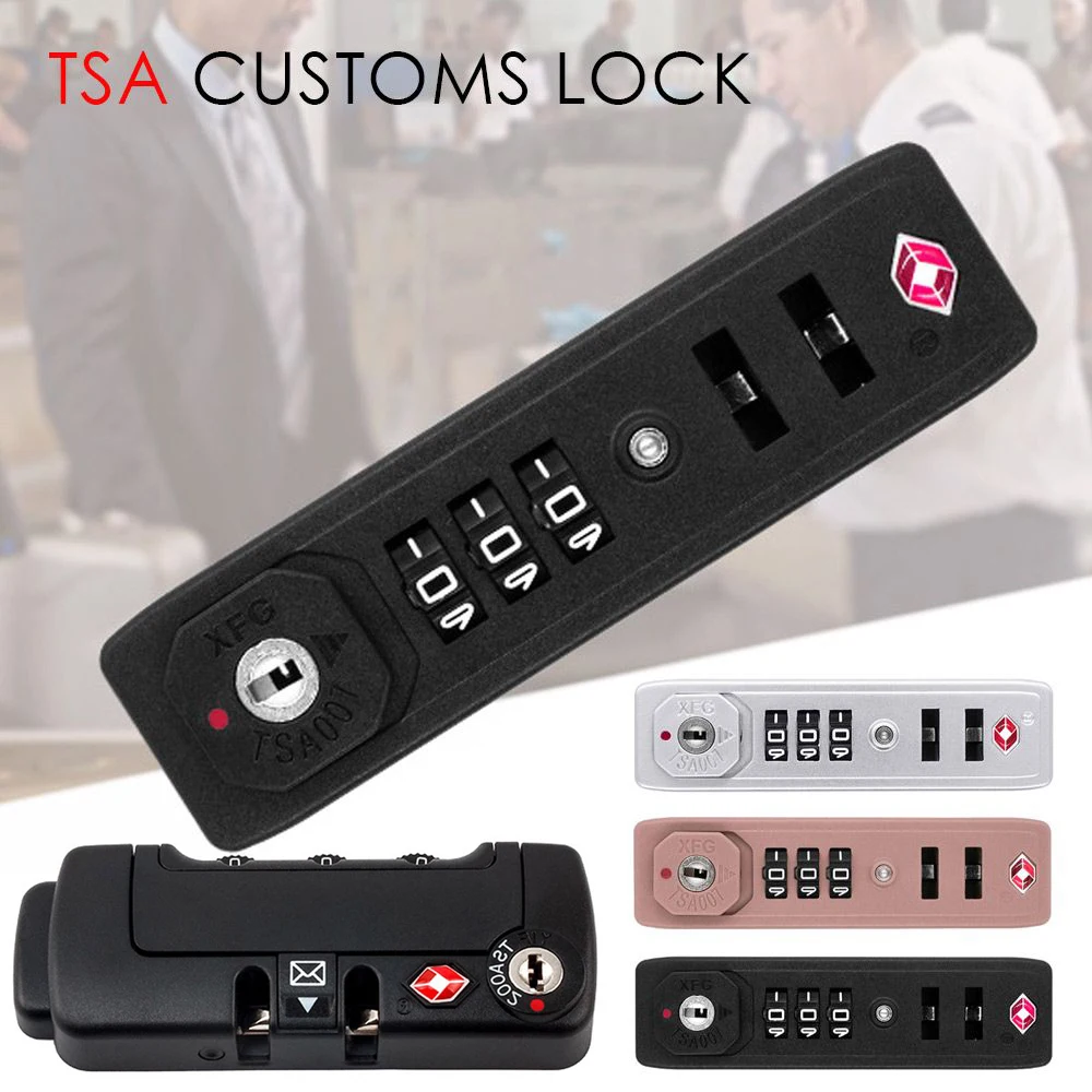 TSA007-Customs-Password-Lock-Multi-purpose-3-digit-Combination-Lock-For ...