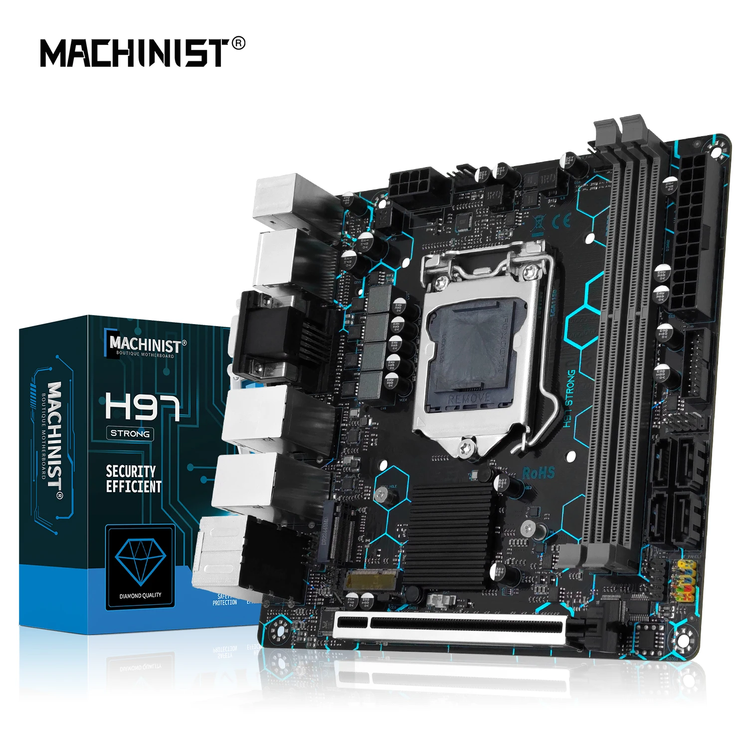 MACHINIST-H97-STRONG-Motherboard-Support-LGA-1150-Intel-Core-i7-i5-i3 ...