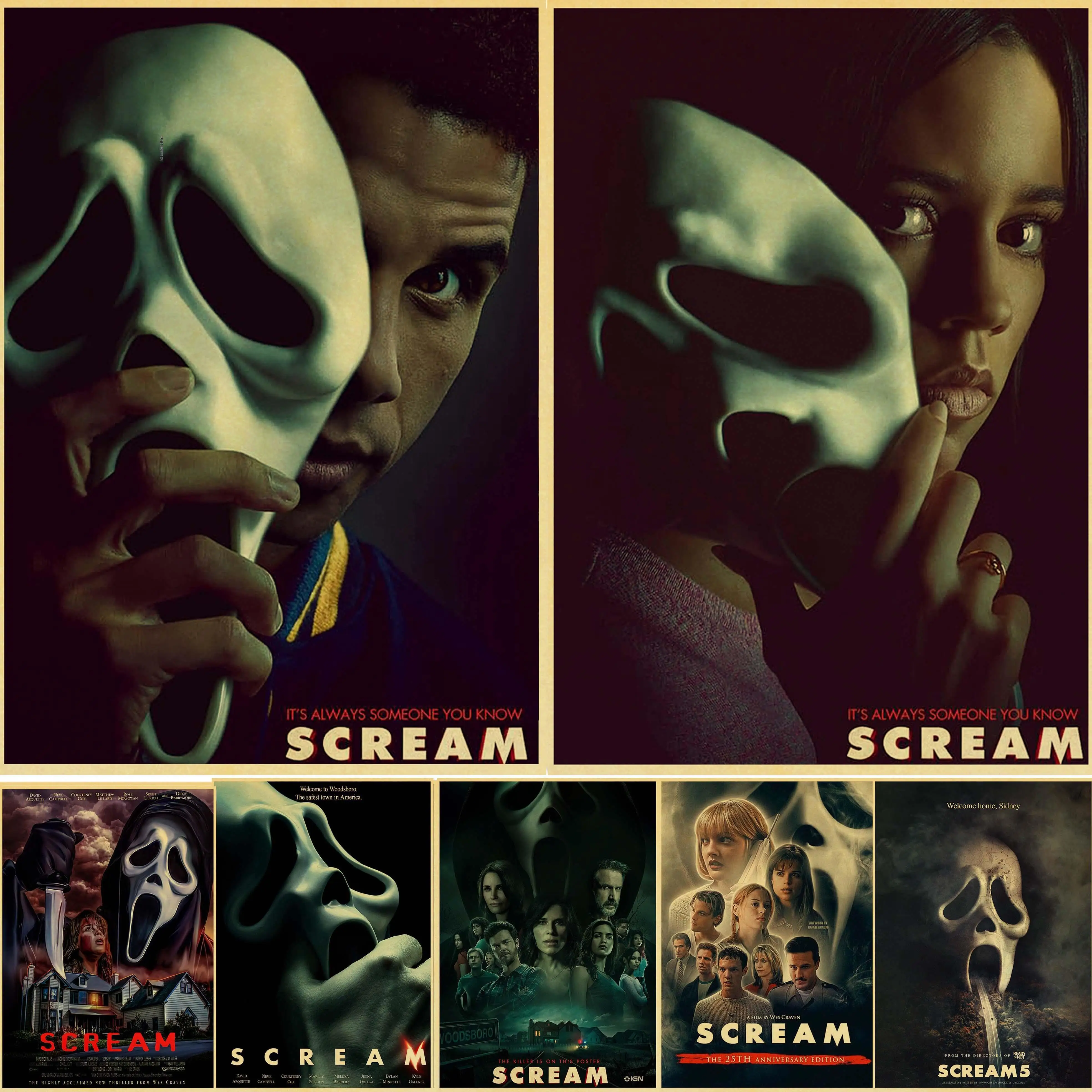 Original Scream Movie Poster