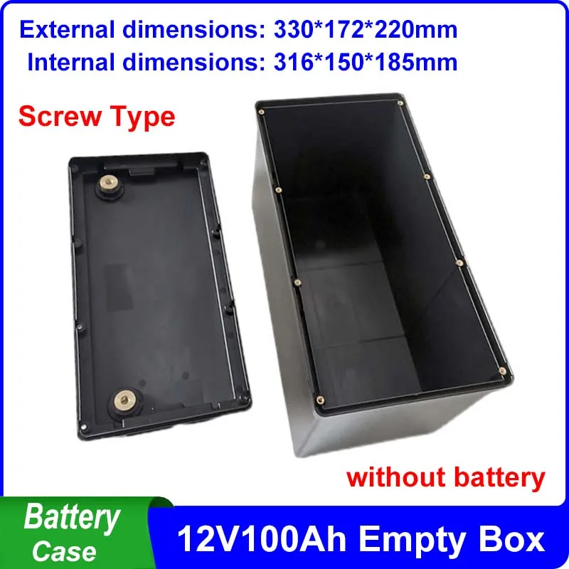 12V 100Ah Energy Box Screw Type Fit 32650 32700 26650 18650 Cells For ...