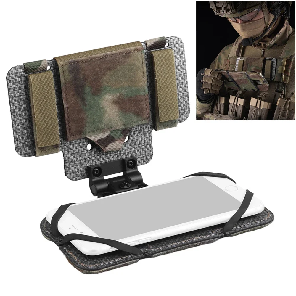 Tactical-Militar-Phone-Pouch-Foldable-Molle-Hunting-Vest-Chest-Phone ...