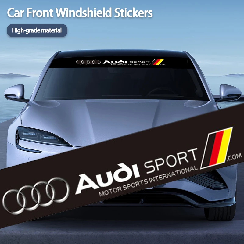 Car-Front-Rear-Windshield-Decal-Sticker-Decoration-For-Audi-A1-A2-A3-A4 ...
