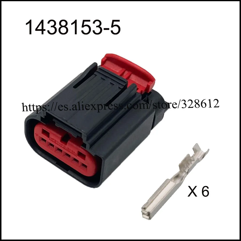 100SET-1438153-5-car-wire-female-male-cable-Waterproof-sheath-6-pin ...