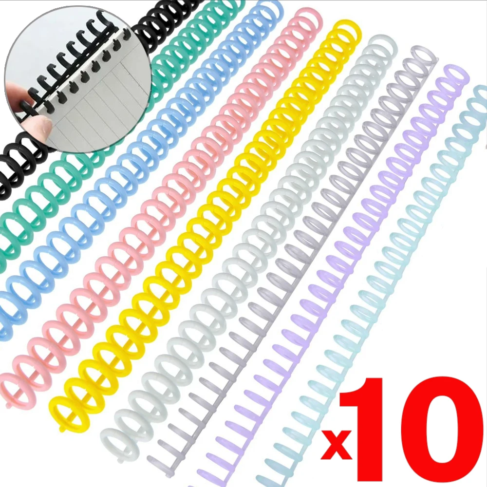 10/1Pcs 30Holes Detachable Buckle Loose-leaf Paper Book Circle Ring ...