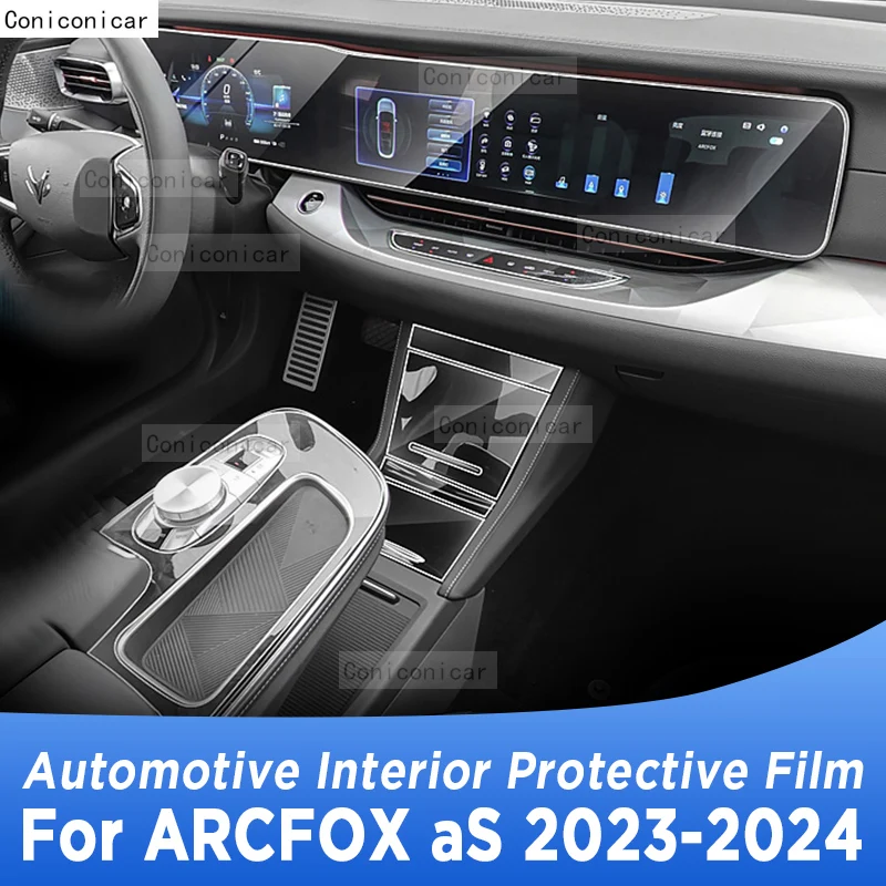 For-ARCFOX-S-S-2023-2024-Gearbox-Panel-Navigation-Screen-Automotive-Interior-TPU-Protective-Film ...