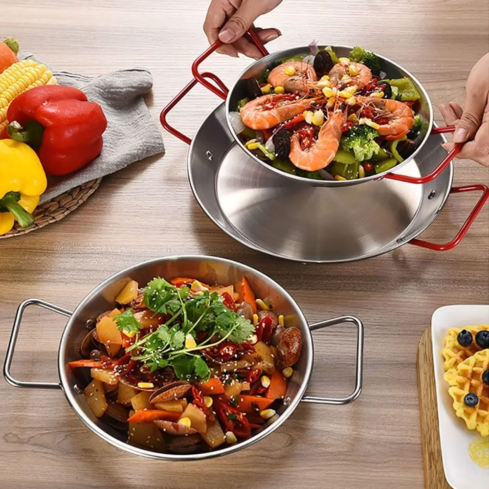 1Pcs-with-Handle-Seafood-Plate-Durable-Frying-Pans-Cooking-Pots-Spanish ...