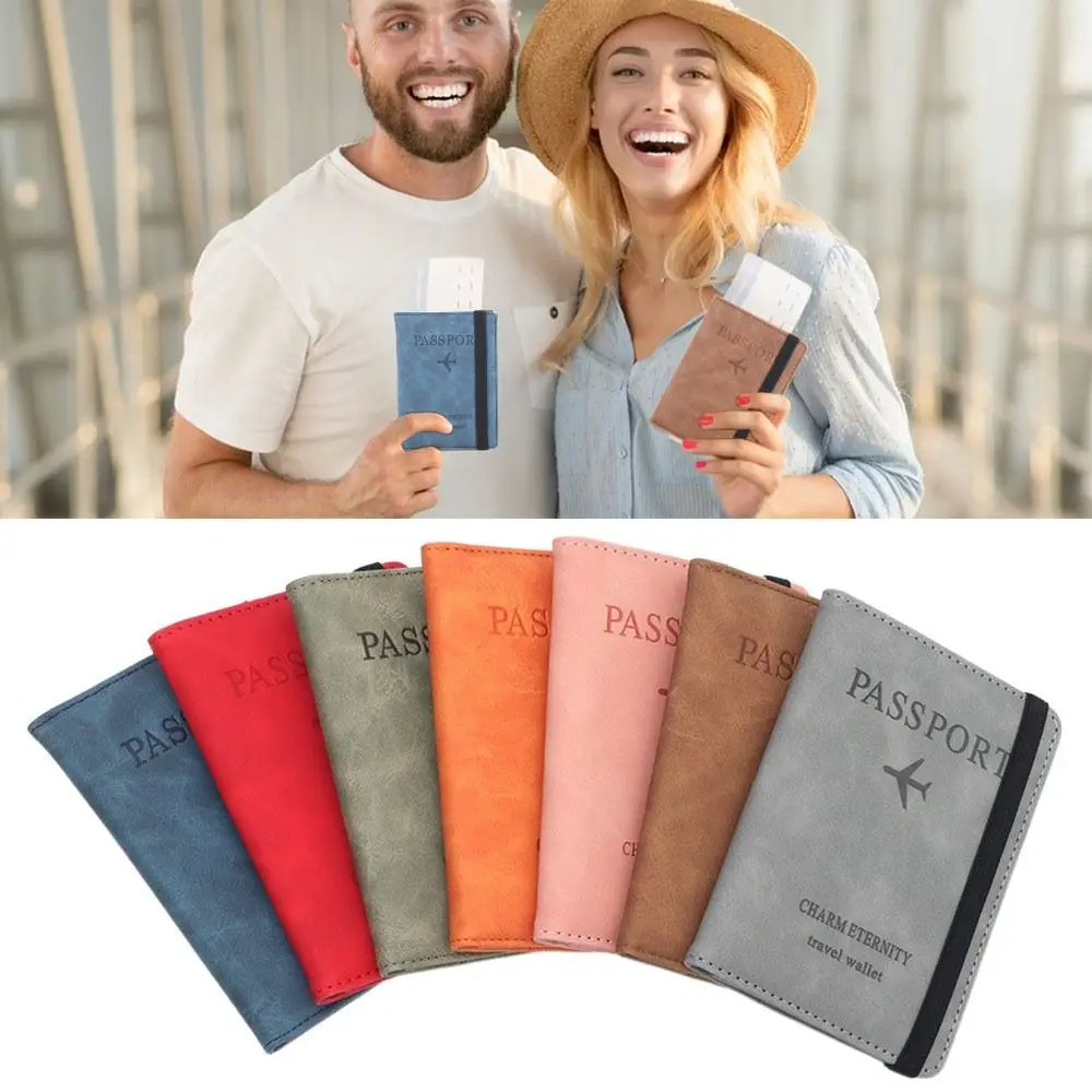 Passport Travel Document Holder | Leather Travel Document Holder - Rfid ...