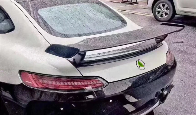 Real Carbon Fiber Spoiler For Mercedes Benz AMG GT GTS GTC C190 2015-2023 High Quality Rear Wing ...