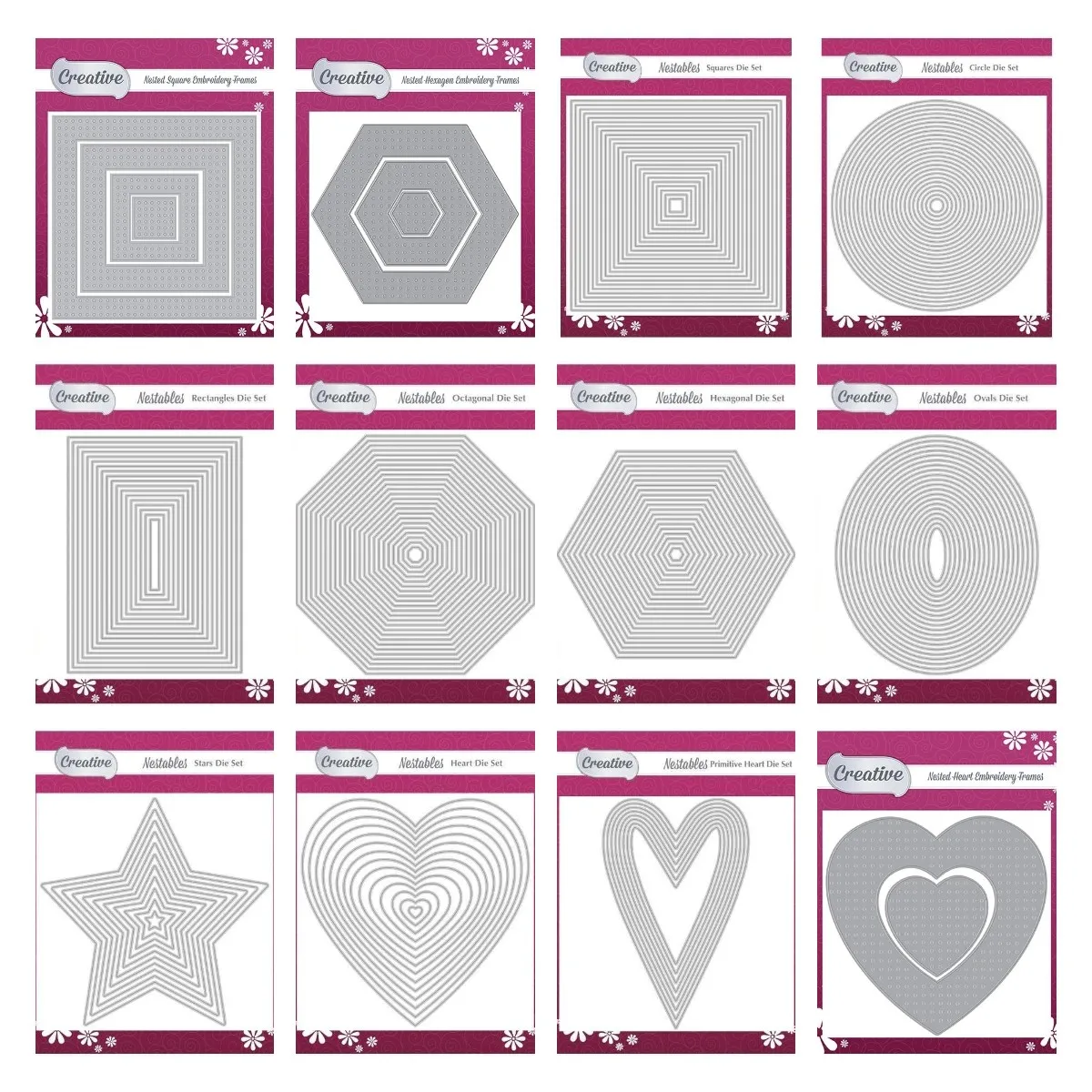Hexagon-Love-Circle-Cutting-Dies-For-Diy-Scrapbooking-Crafts-Maker-Photo-Album-Template-Handmade ...