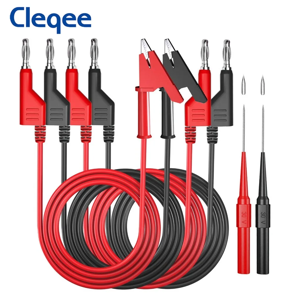 Cleqee-Multimeter-Test-Leads-Kit-Dual-4mm-Stackable-Banana-Plug ...