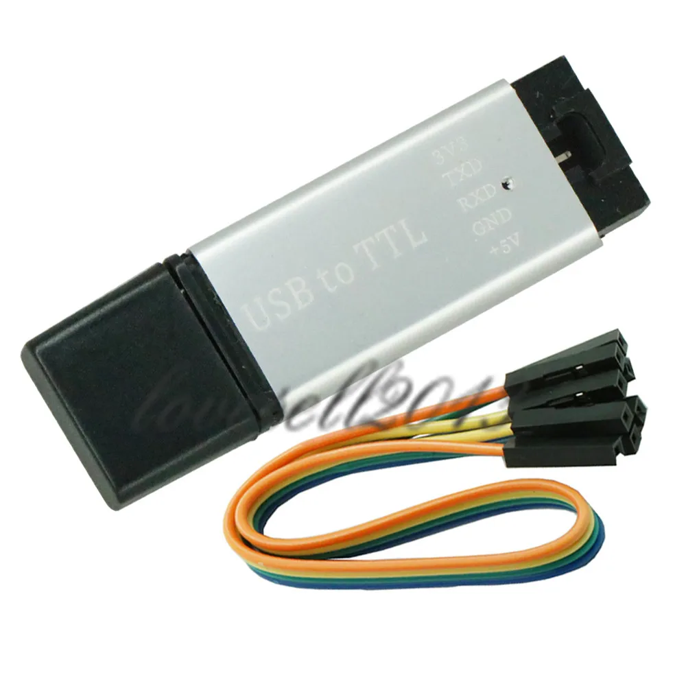 Aluminum shell CP2102 USB 2.0 to TTL UART Module 5Pin Serial Converter ...