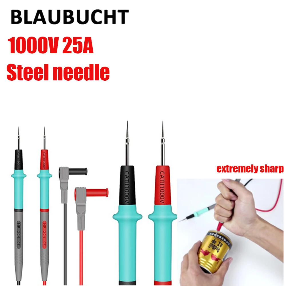 Extra-Sharp-High-Hardness-Silicone-Test-Lead-Measurement-Multimeter ...