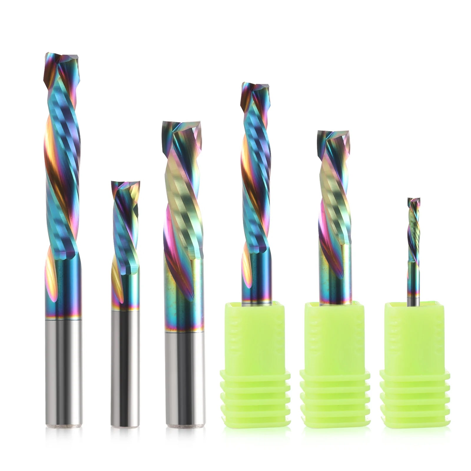 5Pcs-two-Flutes-UP-DOWN-Cut-DLC-Coating-Milling-Cutter-woodwork-2F ...