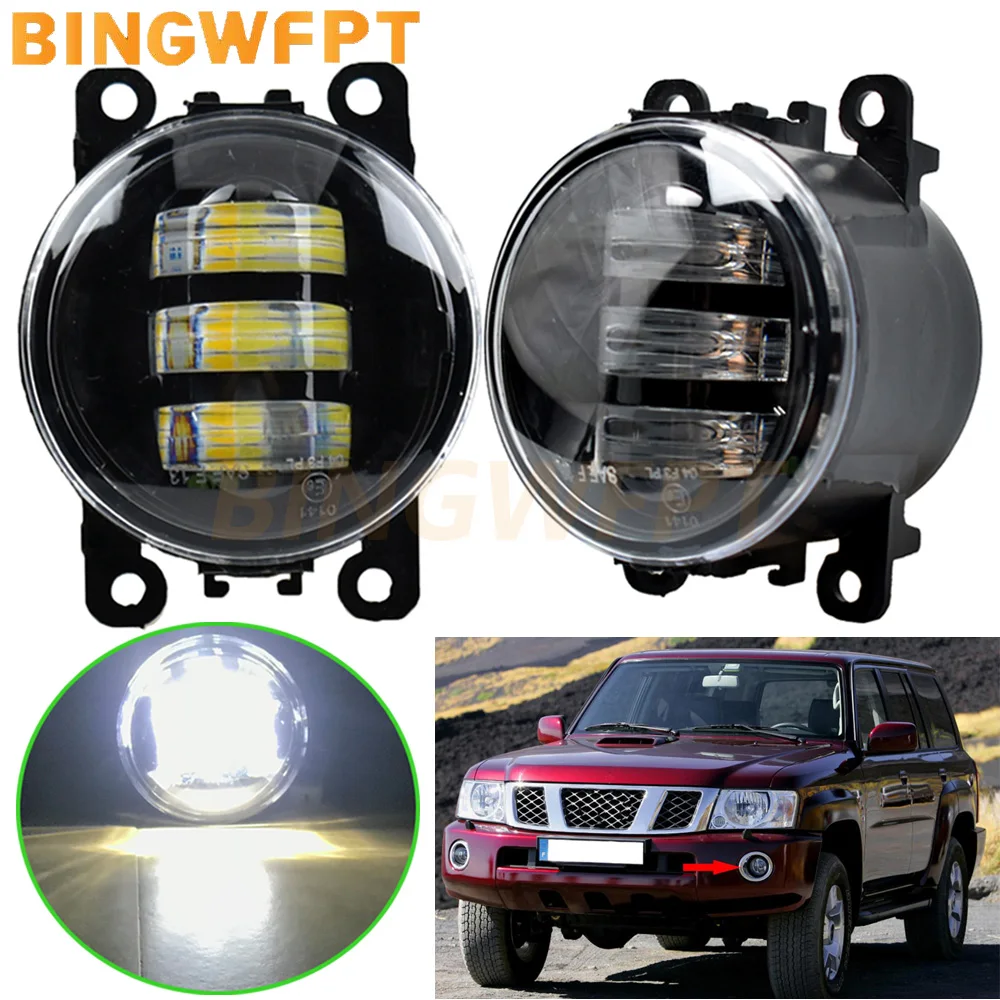 Super-Bright-Fog-Lamp-Assembly-LED-Lens-Front-Fog-Light-H11-12V-For ...