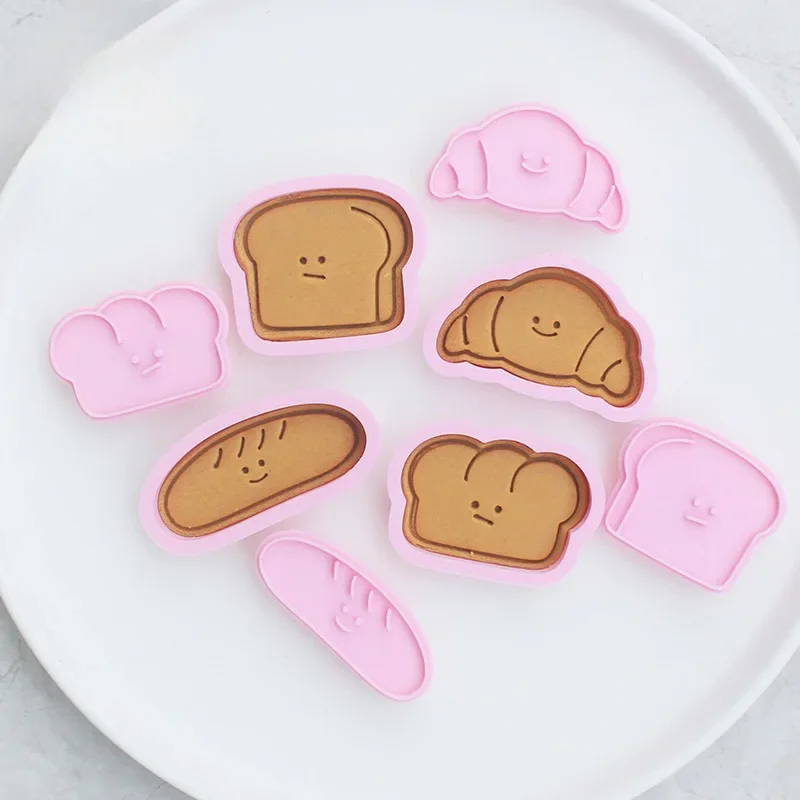 Toast-Bread-Shaped-Cookie-Cutters-Handmade-3D-Cartoon-Bread-Plastic ...
