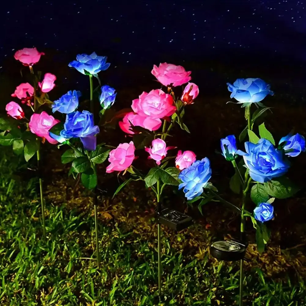 Solar Rose Flower Garden Lights – Inspire Interiors Hub