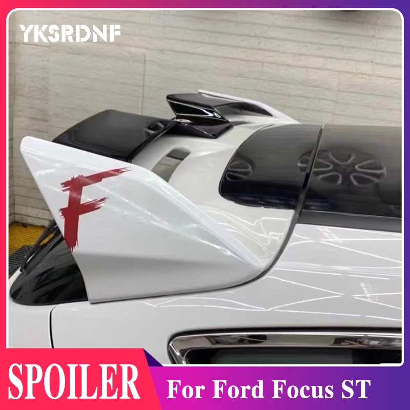 For Ford Focus Spoiler 2012-2018 Focus St Three Section Abs Plastic ...
