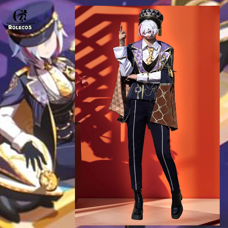 ROLECOS Game Honkai Star Rail Topaz Cosplay Costume Ten Stonehearts ...
