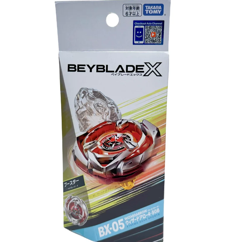 Original Takara Tomy Beyblade X BX-05 Booster Wizard Arrow 4-80B