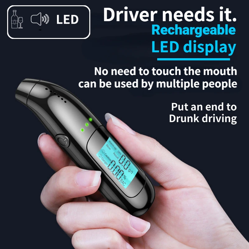 LCD-Display-Digital-Alcohol-Tester-Professional-Alcohol-Detector-Breath ...