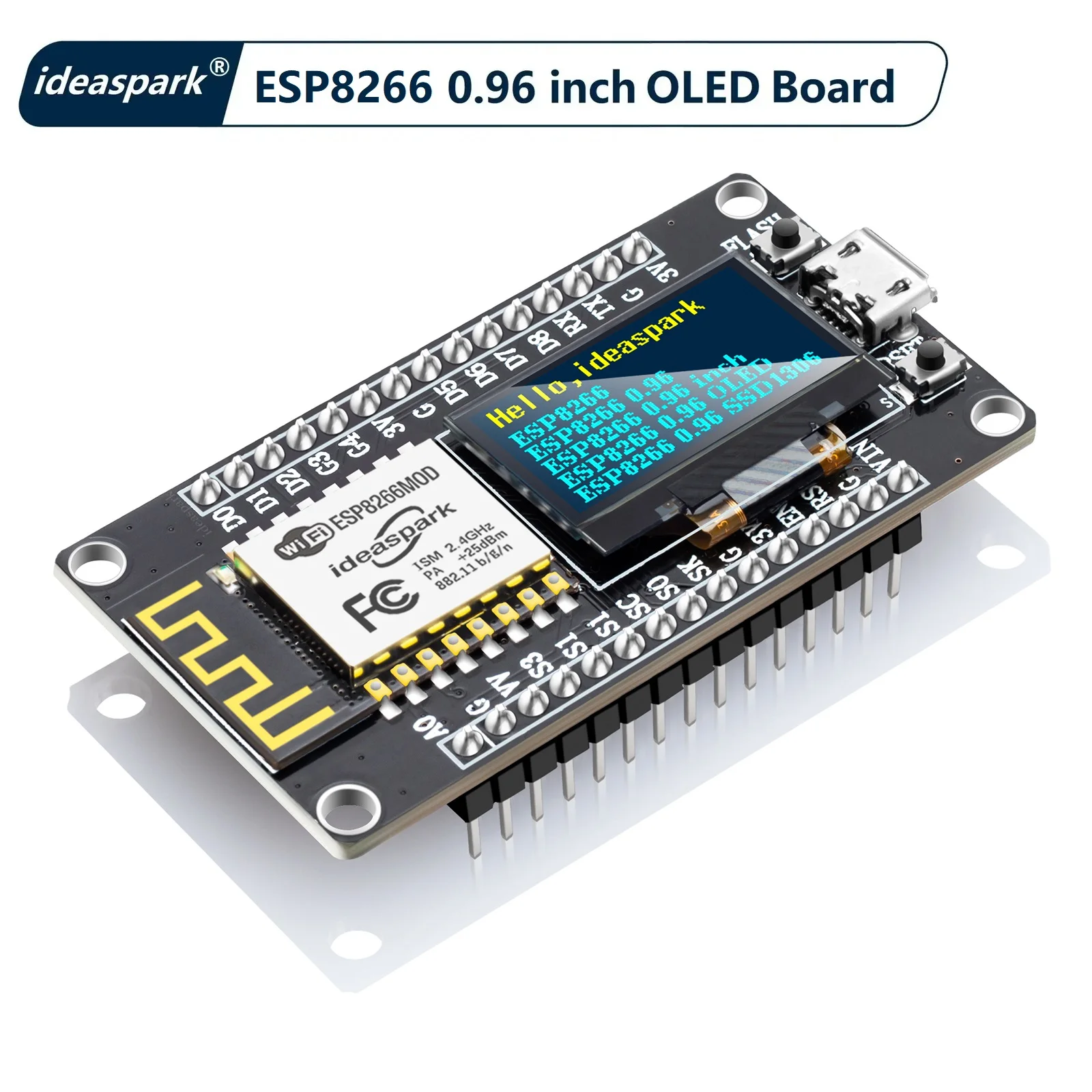 NodeMCU-ESP8266-Entwicklung-Board-mit-0-96-OLED-Display-CH-340-ESP-12E ...