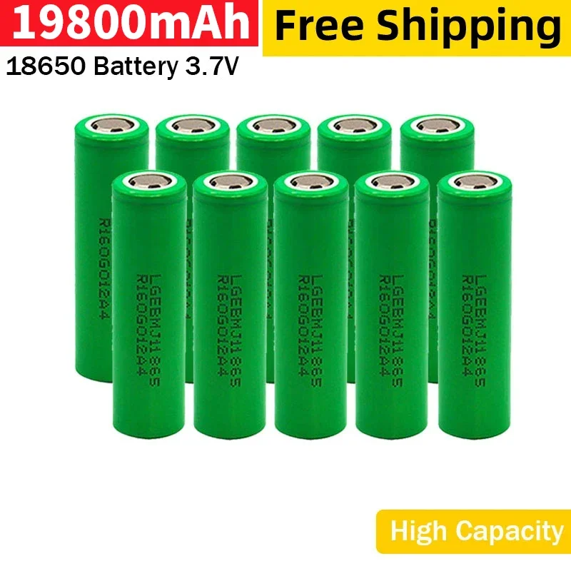 New-Original-18650-Battery-3-7V-19800mAh-Discharge-18650-Li-ion-Battery ...