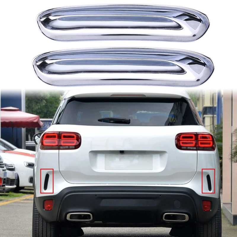 Car-Rear-Bumper-Air-Outlet-Cover-Rear-Bumper-Shade-Cover-For-Citroen-C5 ...