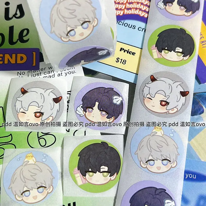 Sylus-Chibi-Tape-Sticker-Rafayel-Sealing-Sticker-Love-and-Deepspace ...