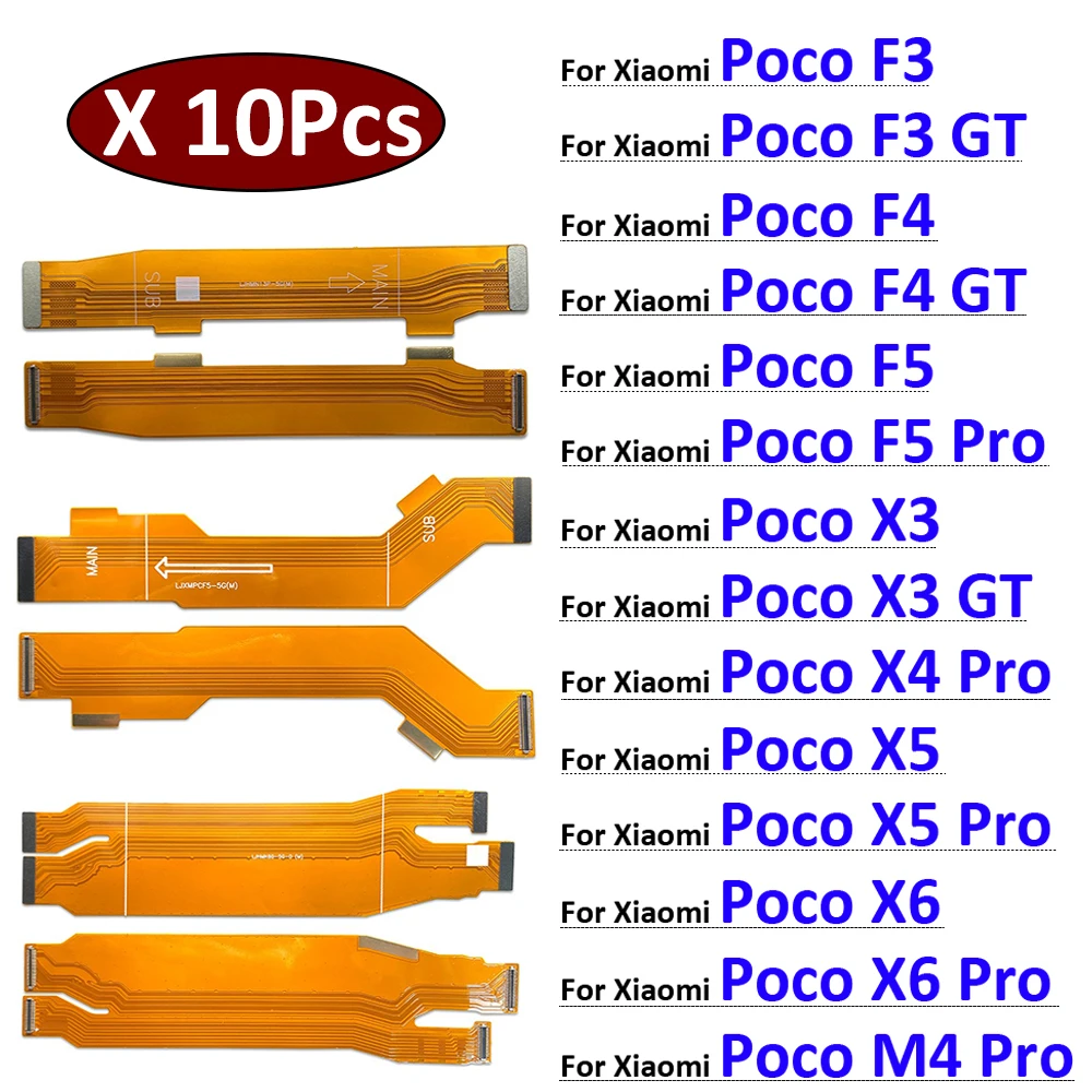 10Pcs, New For Xiaomi Poco F1 F2 F3 F4 F5 GT X3 X4 X5 X6 M4 Pro 4G 5G ...