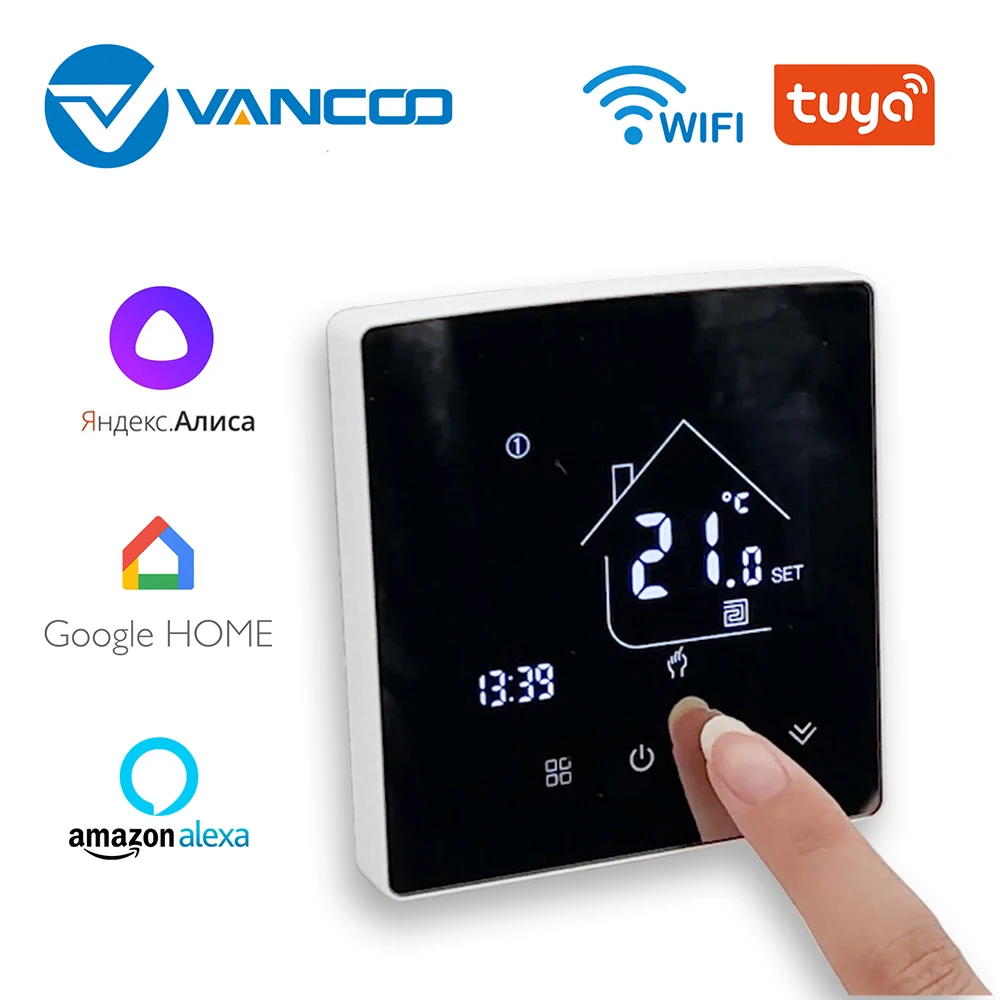 Tuya Smart Home Temperature Controller Room Warm Floor Wifi Thermostat for Electric Heating ...