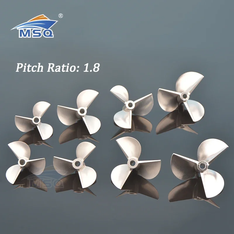 Rc-Boat-CNC-3-Blades-Aluminum-Propeller-Left-Right-Pitch-Ratio1-8-D32mm ...