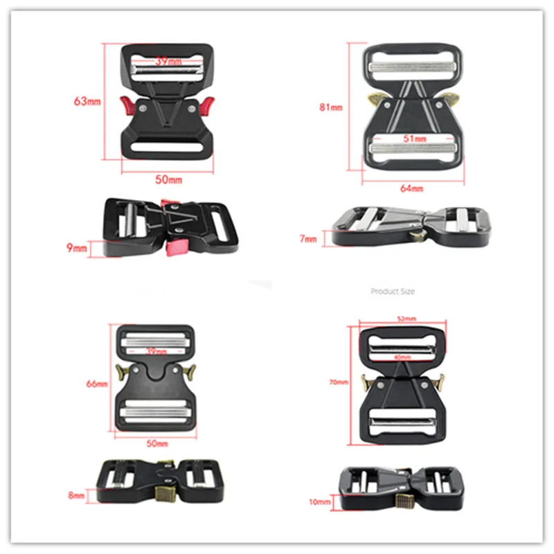 Metal-Quick-Side-Release-Buckles-para-Webbing-cinto-t-tico-ganchos ...