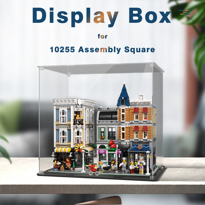 Acrylic Display Box for Lego 10255 Assembly Square Dustproof Clear ...